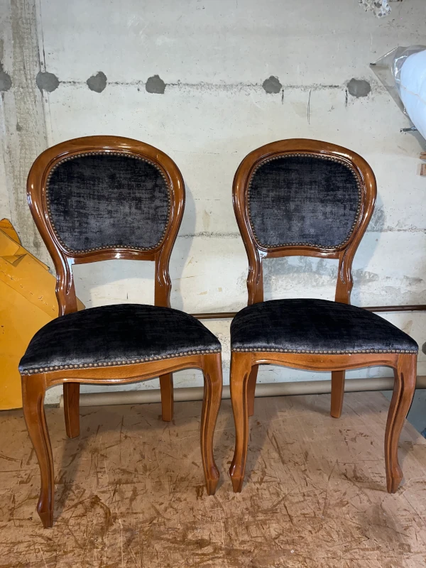 Restauration chaise Louis-Philippe à Strasbourg | Tapissier Charles Henri
